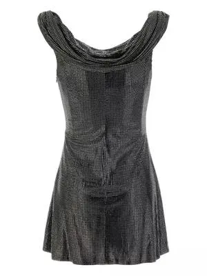 Giuseppe Di Morabito Draped-neck Mini Dress - Black