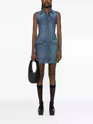 Sportmax Carabo Mini Dress - Blue