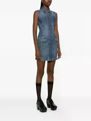 Sportmax Carabo Mini Dress - Blue