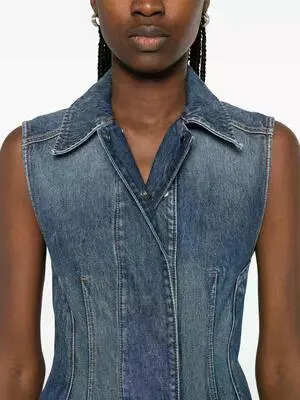 Sportmax Carabo Mini Dress - Blue