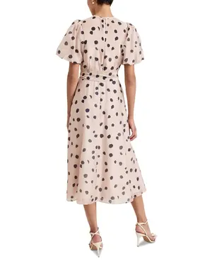 PHASE EIGHT Nicola Spot Midi Dress
