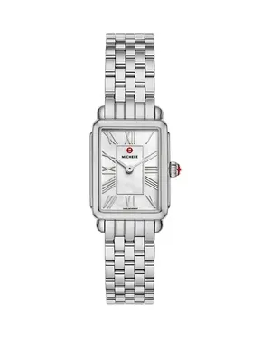 Michele Deco Park Stainless Steel Watch - Silver/silver