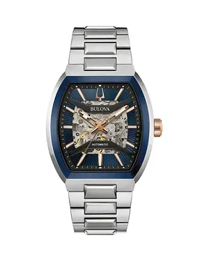 Bulova Maquina 47mm X 40mm Watch - Blue/silver