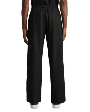 REISS Rowden Tapered Textured Trousers - Black