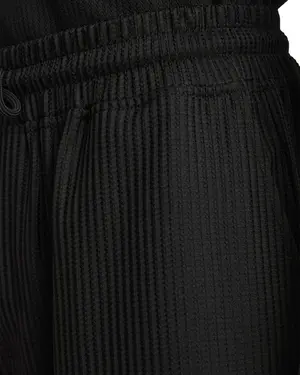 REISS Rowden Tapered Textured Trousers - Black