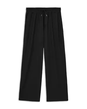 REISS Rowden Tapered Textured Trousers - Black