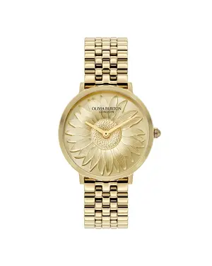 OLIVIA BURTON Sunflower Watch, 35mm - Gold/gold