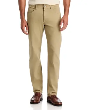 Bloomingdale'S Five-pocket Stretch Denim Pants - Tan