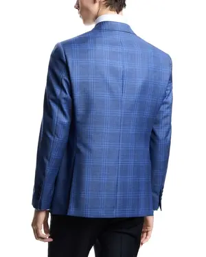 Emporio Armani Regular Fit Plaid Blazer