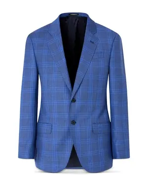 Emporio Armani Regular Fit Plaid Blazer