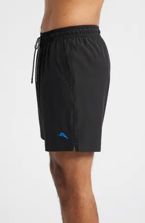 Tommy Bahama Naples Valley Swim Trunks - Black