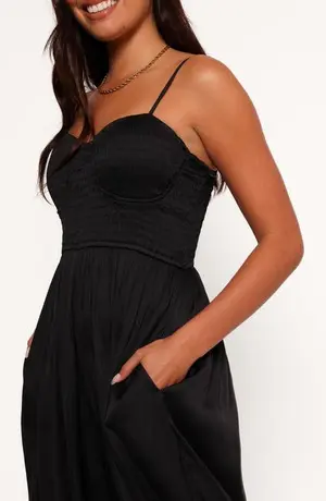 PETAL & PUP Karlie Sleeveless Wide Leg Jumpsuit