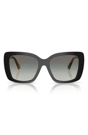 Burberry 54mm Square Sunglasses - Black/grey Gradient