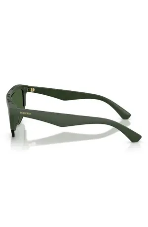 Burberry Irregular Sunglasses - Matte Green