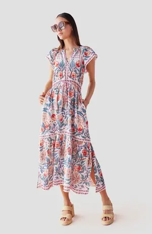 Omika Cora Midi Dress