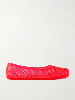 ANCIENT GREEK SANDALS Iro Pvc Ballet Flats - Red