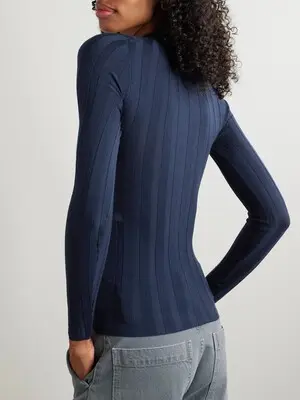 Daughter Ribbed Wool Polo Shirt