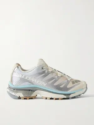 SALOMON Xt-4 Og Rubber-trimmed Mesh Sneakers - Silver