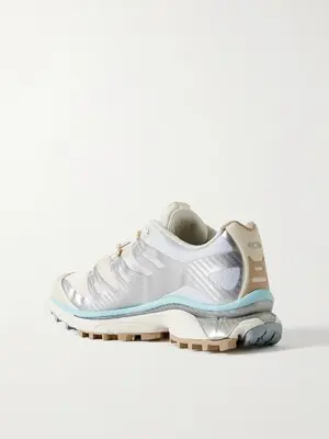 SALOMON Xt-4 Og Rubber-trimmed Mesh Sneakers - Silver