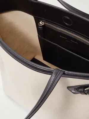 Proenza Schouler Days Leather-trimmed Canvas Tote