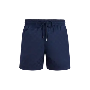 Vilebrequin Turtles Monogram Swim Trunks Blue