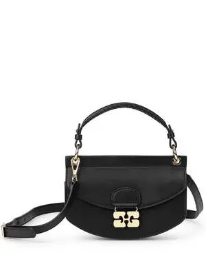 GANNI GANNI Crossbody Bag With Buckle - Black