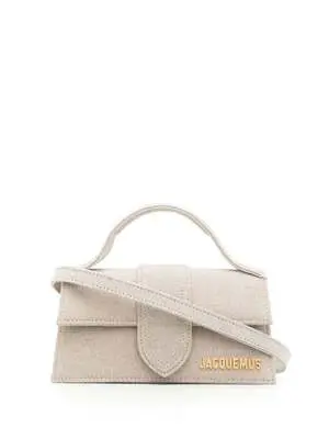 Jacquemus Le Bambino Leather Handbag Grey