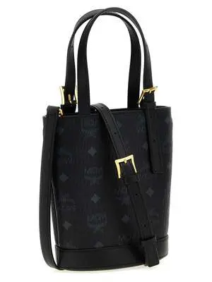 Mcm MCM Sand Tote Bucket Bag - Black