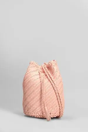 Dragon Diffusion Dragon Diffusion Pompom Double Jump Shoulder Bag - Pink