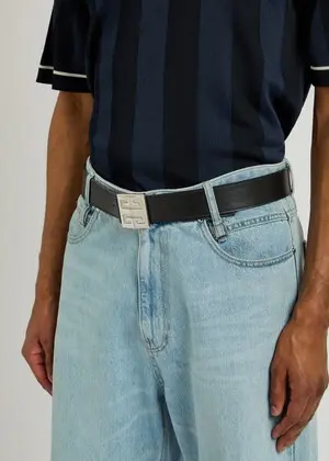 Givenchy Monogram Leather Belt