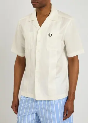 Fred Perry Logo-embroidered Shirt
