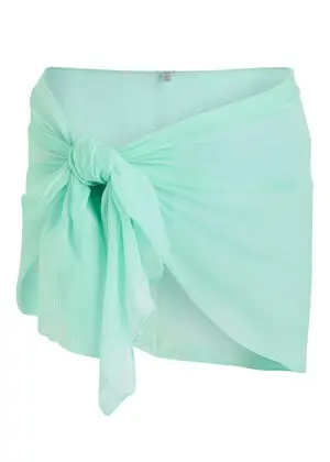 AWAY THAT DAY Sicily Fine-knit Sarong Mint