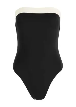 AWAY THAT DAY Monte Carlo Strapless Swimsuit - Black