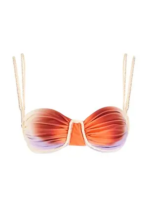 BAOBAB Ruched Bikini Top - Orange