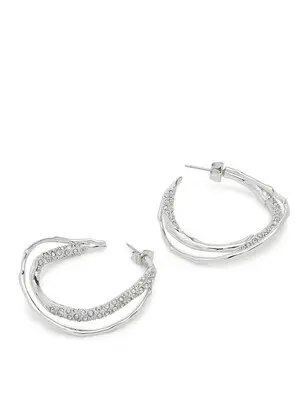Alexis Bittar Solanales -plated Hoop Earrings