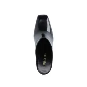 Prada Leather Mules 85mm