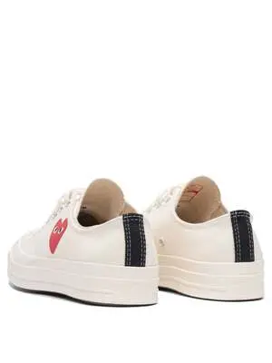 Play Comme Des Garcon Comme Des Garçons X Converse Chuck Taylor '70 Sneakers - White