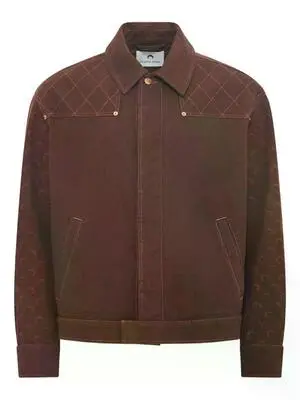 MARINE SERRE Jacquard Bomber Jacket