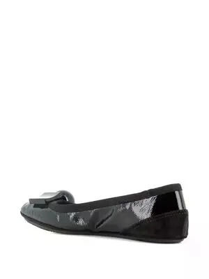 DOVE NUOTANO GLI SQUALI Leather Ballerina Shoes
