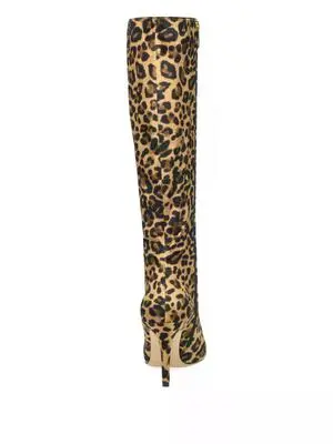 GIANVITO ROSSI Leopard Print Boots - Neutrals