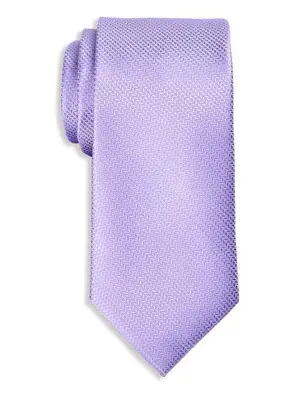OAK HILL BY DXL Textured Neck Tie - Purple