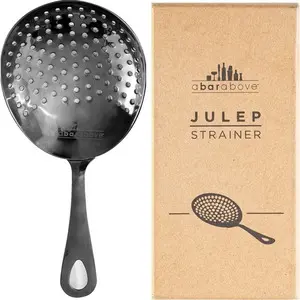 A BAR ABOVE Julep Cocktail Strainer - Black