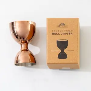 A BAR ABOVE Bell Cocktail Jigger - Antique Copper