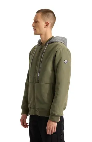 ECKO UNLTD. Faux Shearling Varsity Jacket