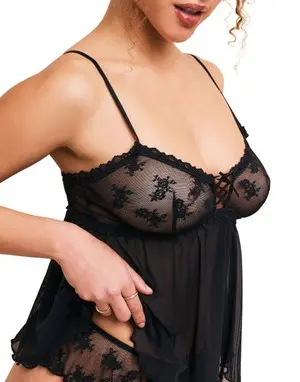 ADORE ME Seraphina Cami & Flutter Shorts Lingerie Set