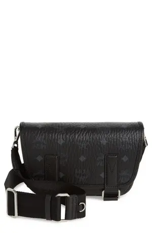 Mcm Aren Messenger Bag - Black