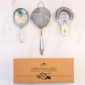 A BAR ABOVE 3-piece Cocktail Strainer Set