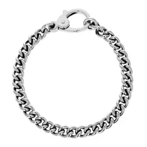 KING BABY STUDIO 2mm Curb Link Bracelet - Silver