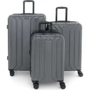 NONSTOP Elite Hardside 3-piece Luggage Set With Packing Cubes - Titanium