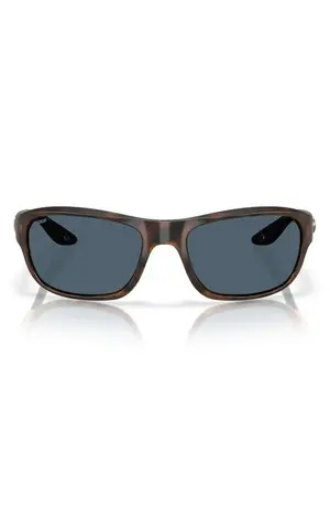 COSTA DEL MAR Clipperton 58mm Polarized Sunglasses - Tortoise/ Gray 580p
